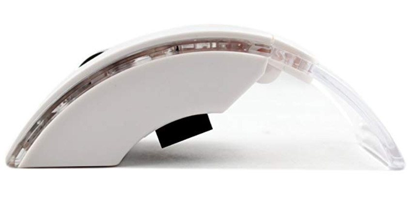 Mouse Wireless Pliabil M2 Alb 2.4G Optic USB Receiver Pentru Laptop PC ...