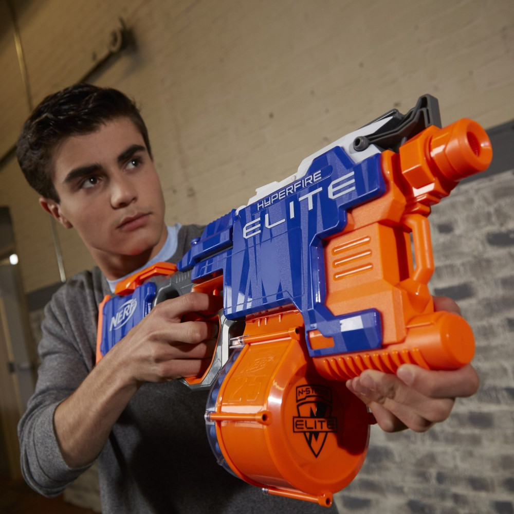 Pusca Nerf N-Strike Elite Hyper Fire Blaster | arhiva Okazii.ro