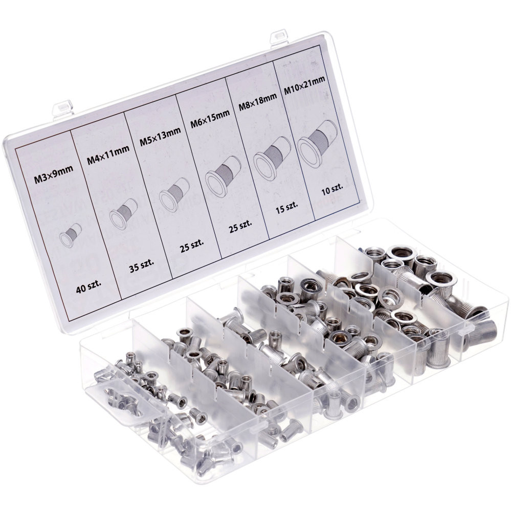 Piulite nituri din aluminiu M3 M4 M5 M6 M8 M10 150 buc. TA4095 | arhiva ...