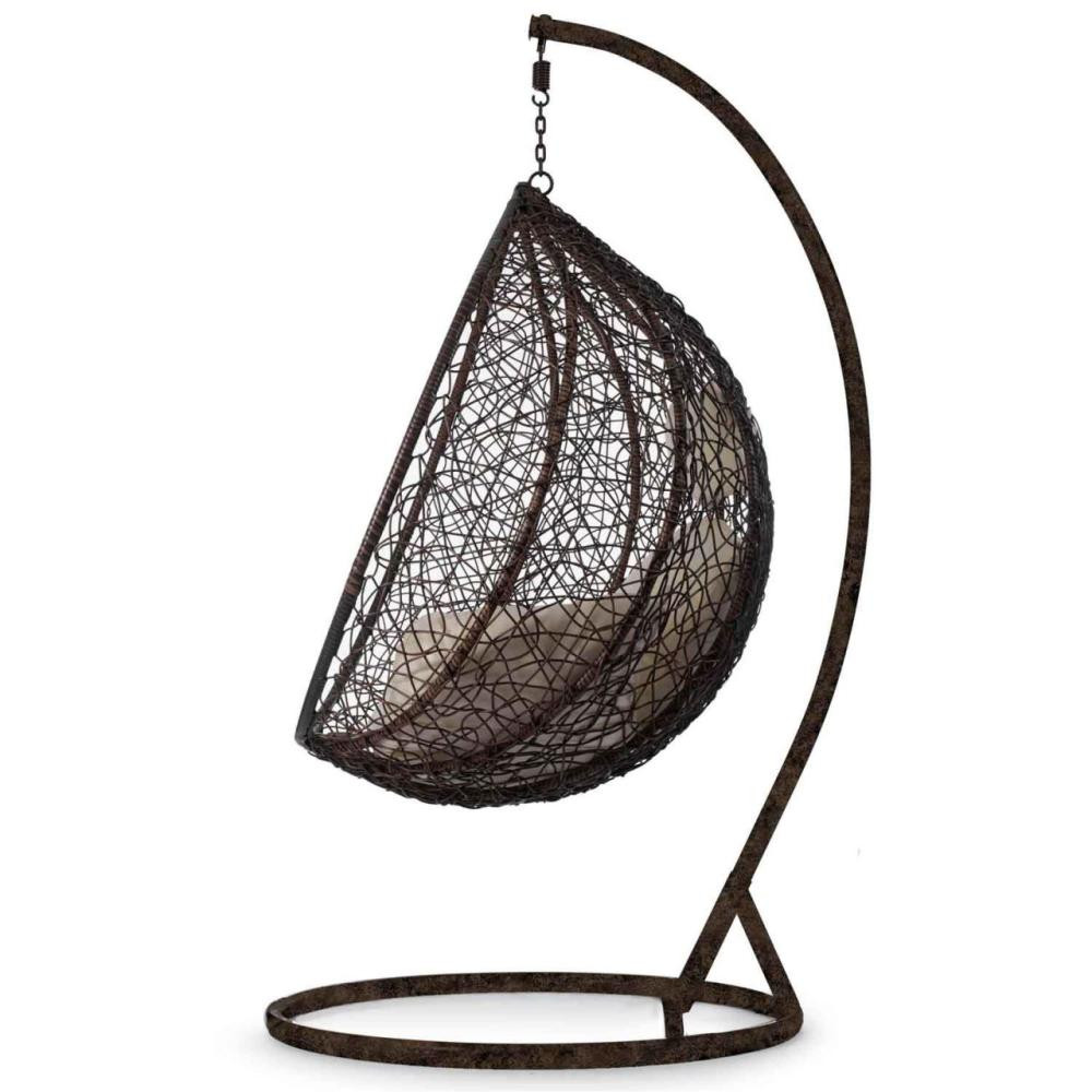 RESIGILAT Scaun Fotoliu Suspendat tip Leagan Balansoar pentru Terasa sau Gradina cu Perne ...