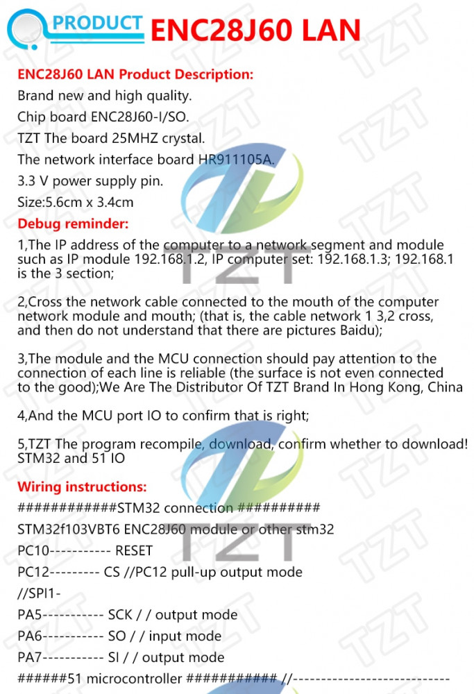 Shield retea ENC28J60 Ethernet netwoek rj45 arduino avr stm pic | Okazii.ro