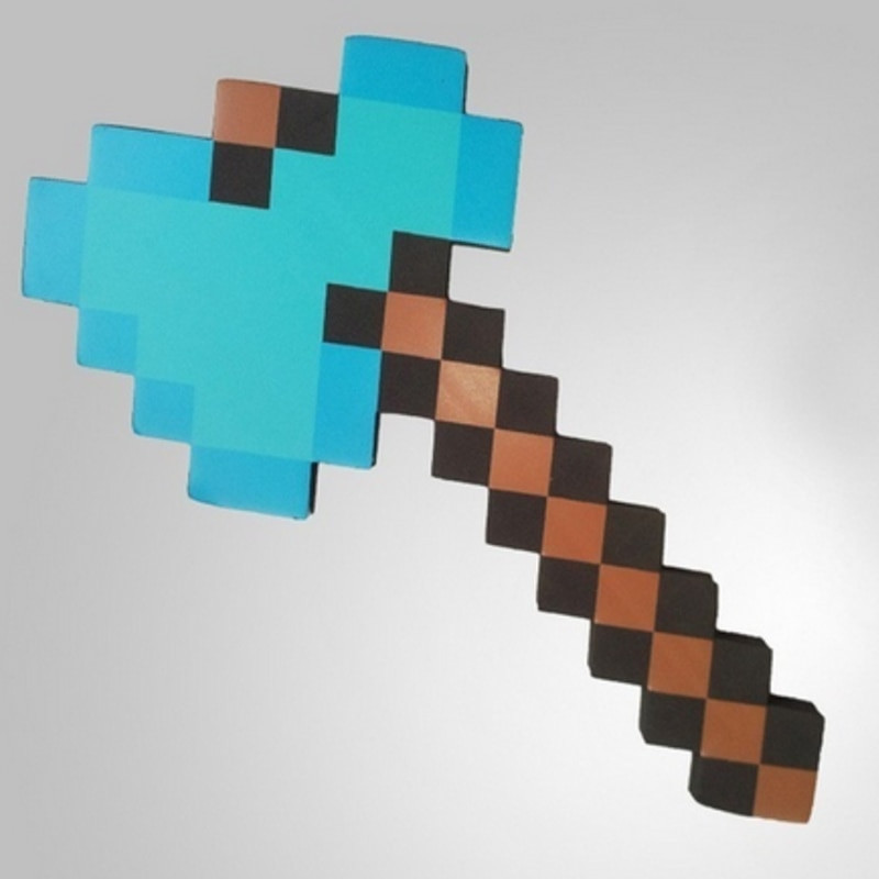 Sabie Spuma Minecraft - Gold Sword Sabie, Arma jucarie lungime 60 cm ...