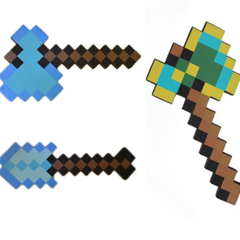 Sabie Spuma Minecraft - Iron Sword Sabie, Arma jucarie lungime 60 cm ...