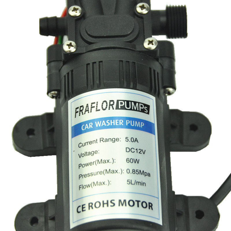 Pompa apa de mare presiune 12V DC Pompa solara, spalatorie auto, rulota ...