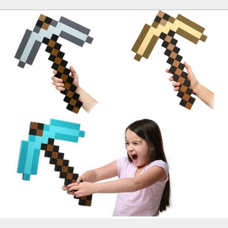 Sabie Spuma Minecraft - Iron Sword Sabie, Arma jucarie lungime 60 cm ...