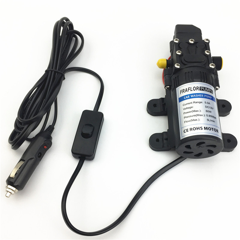 Pompa apa de mare presiune 12V DC Pompa solara, spalatorie auto, rulota ...