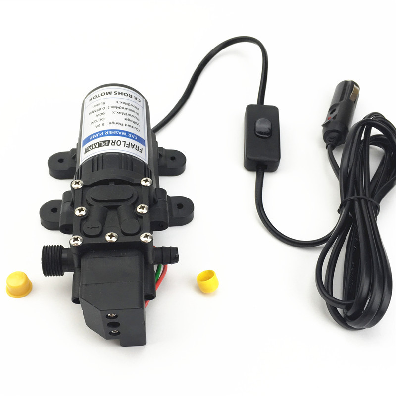 Pompa apa de mare presiune 12V DC Pompa solara, spalatorie auto, rulota ...