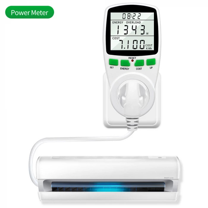 Wattmetru Digital Priza, Contor Energie Electrica, Consum, Voltmetru ...