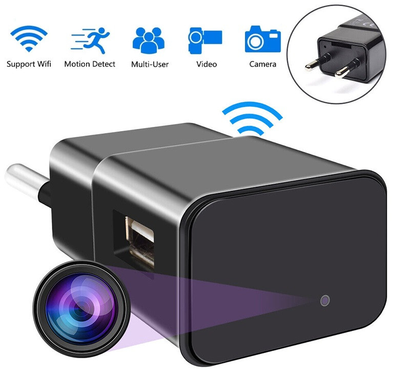 Incarcator USB cu Camera Spion iUni IP1000, Vizualizare 4K, Wi-Fi ...