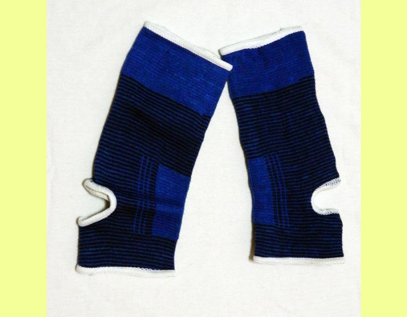 Fasa elastica pt glezna picior material textil albastru | arhiva Okazii.ro