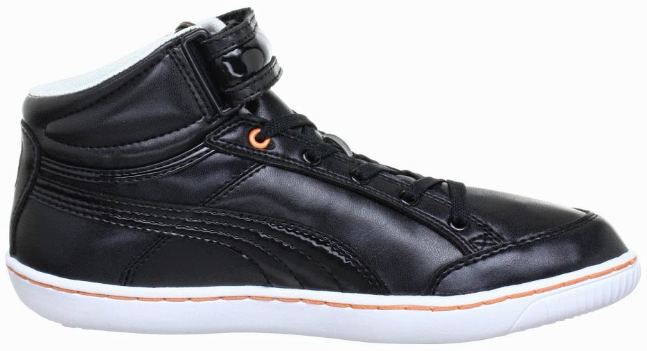 39_Adidasi originali inalti femei Puma_din piele_negru_in cutia ...