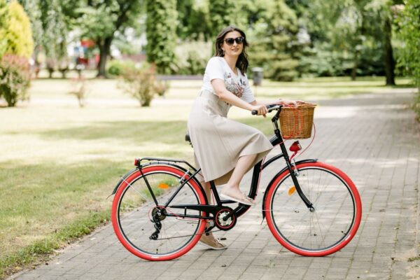 Bicicleta Dama cu cos rachita, cu suspensie Aluminiu Dallas™ Style 7 ...