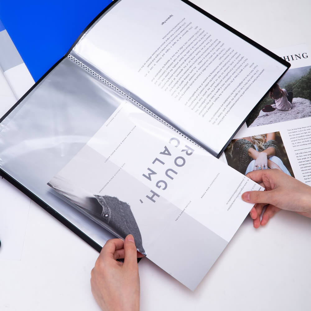 Mapa Prezentare A4 Deli, 30 Folii, Coperta Rigida din Polipropilena ...