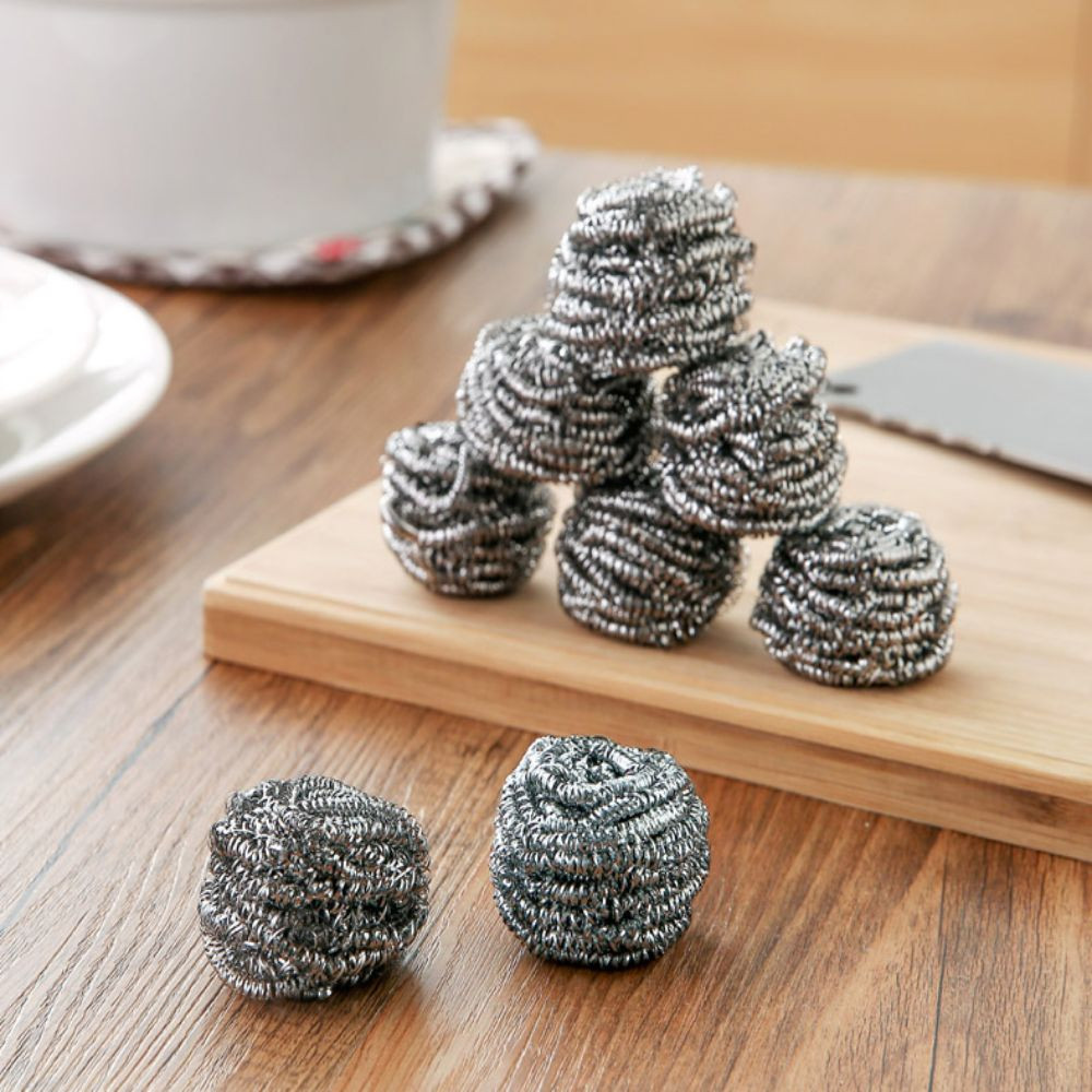 Burete din Inox Spiralat Bonus, Culoare Argintie, Bureti din Inox ...