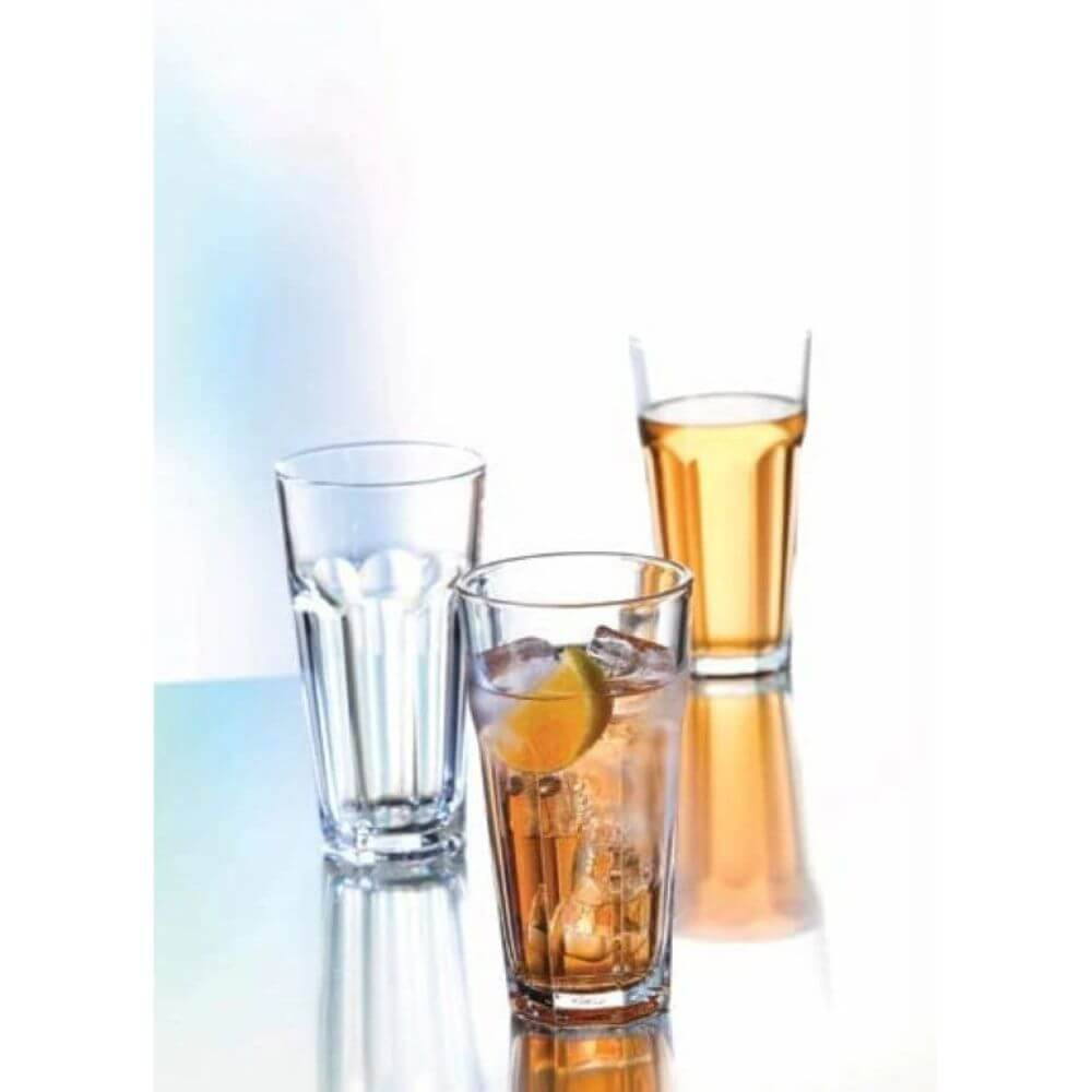 Set 12 Pahare PASABAHCE Casablanca Long Drink, 365 ml, Set Pahare Bar ...