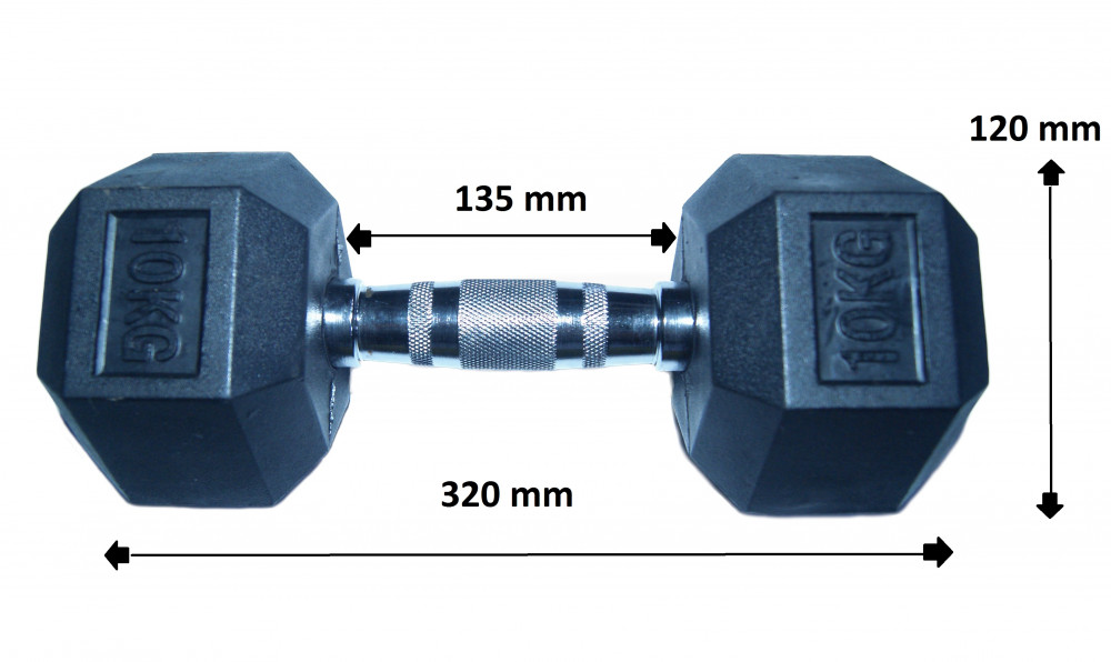 Gantera hexagonala 10kg Sportmann | arhiva Okazii.ro