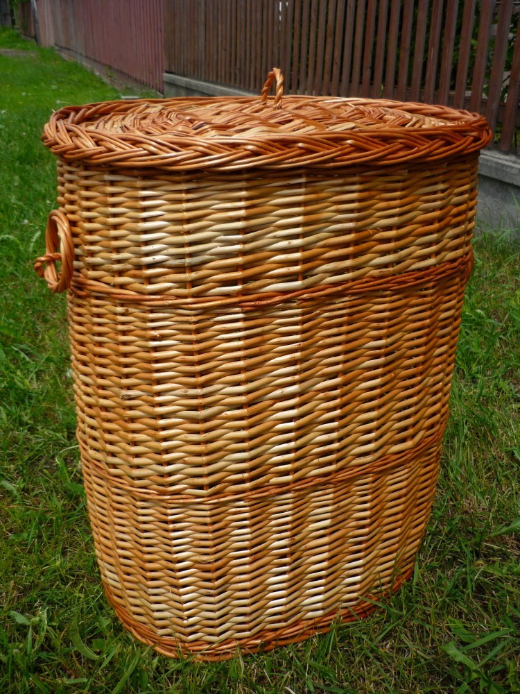 Cos de rufe din rachita (ovala) | arhiva Okazii.ro