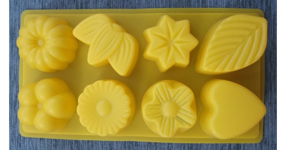 Forma/ matrita silicon pentru sapun/prajiturele cu forme diverse ...