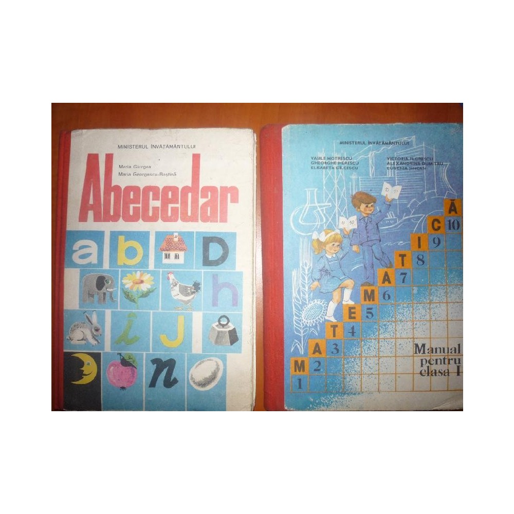 ABECEDAR +MATEMATICA CLASA 1 VECHI 1994 | arhiva Okazii.ro