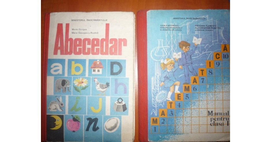 ABECEDAR +MATEMATICA CLASA 1 VECHI 1994 | arhiva Okazii.ro