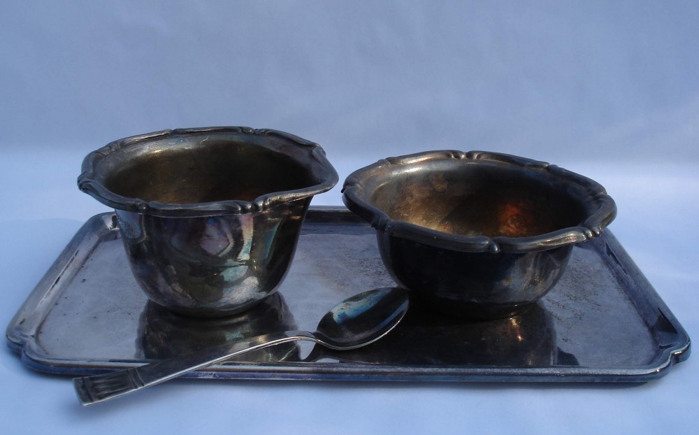 SET CAFEA ZAHARNITA interbelice / argintat | arhiva Okazii.ro