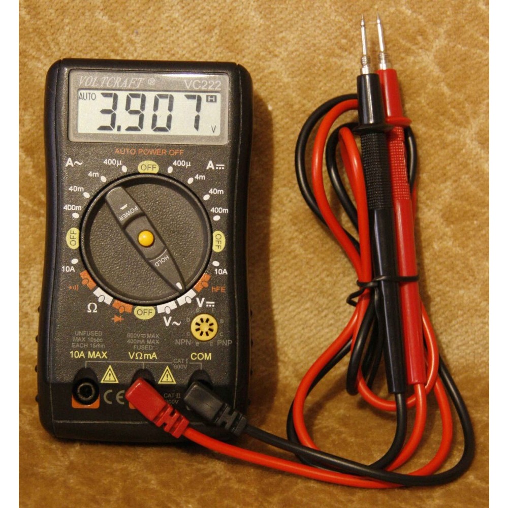 Multimetru autoscalare VOLTCRAFT VC222 CONRAD DEUTSCHLAND negociabil ...