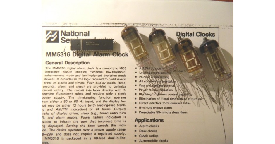 Componente esentiale pt. realizarea unui ceas digital- afisaje VFD (era ...