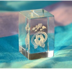 MARTURII NUNTA CUB STICLA 3 D | arhiva Okazii.ro
