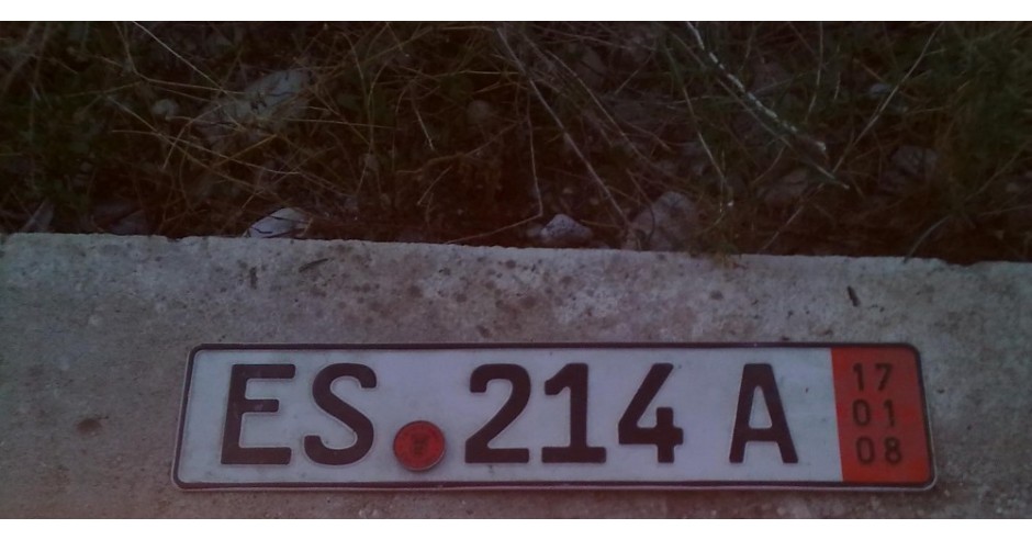 Placuta/placute/numere/numar inmatriculare Germania - ES | arhiva Okazii.ro