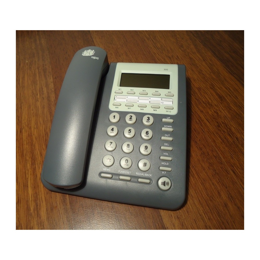 Telefon fix TELETON 300 nou + CABLU TELEFON - Telefon compatibil UPC ...