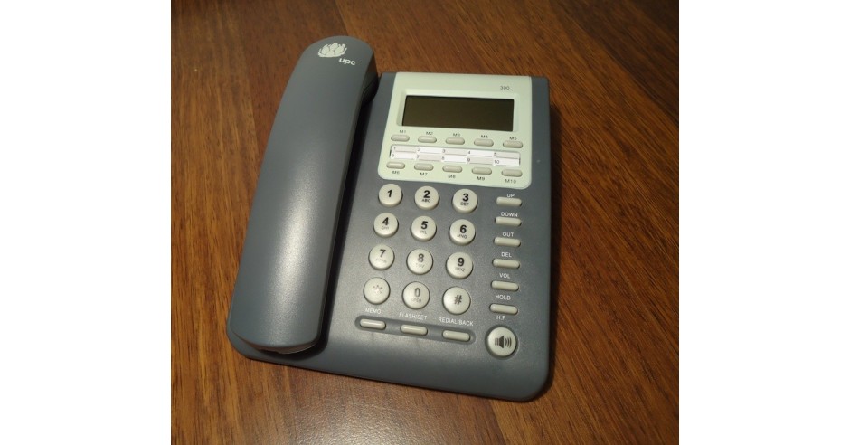 Telefon fix TELETON 300 nou + CABLU TELEFON - Telefon compatibil UPC ...