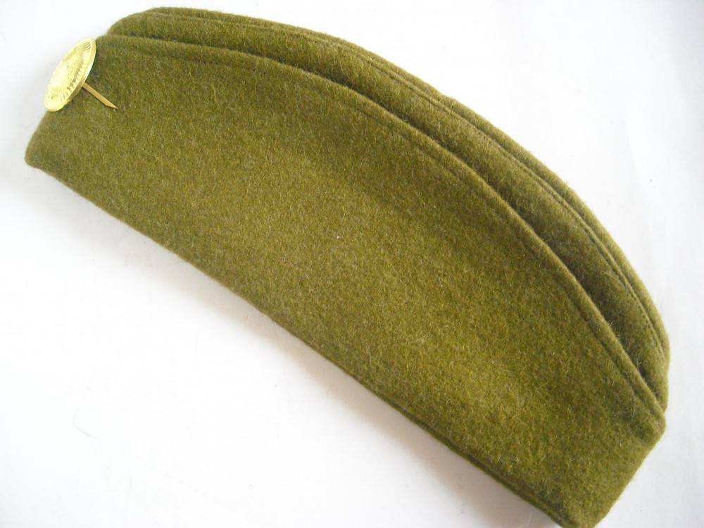 Boneta militara de iarna cu stema RSR - soldat armata romana RSR ...