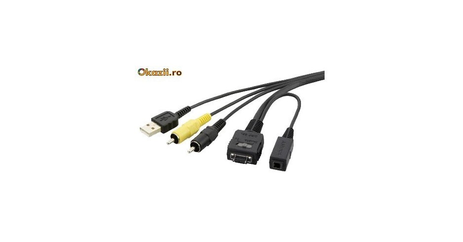 CABLU SONY CYBERSHOT VMC-MD1 DSCN1 DSCN2 USB AV Multi Cable Sony VMC ...