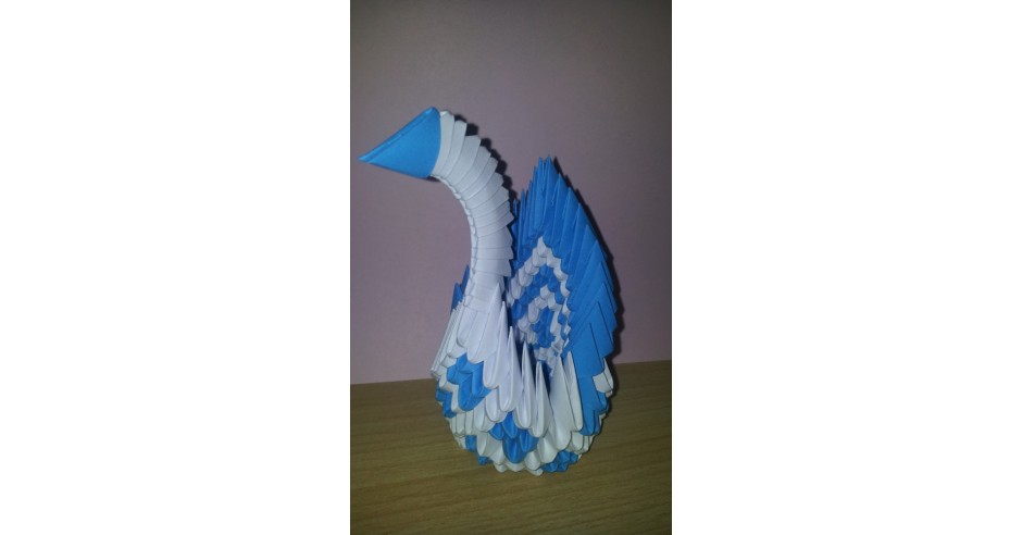 Origami 3D lebada | arhiva Okazii.ro