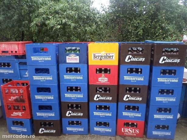 Navete cu sticle pentru bere | arhiva Okazii.ro
