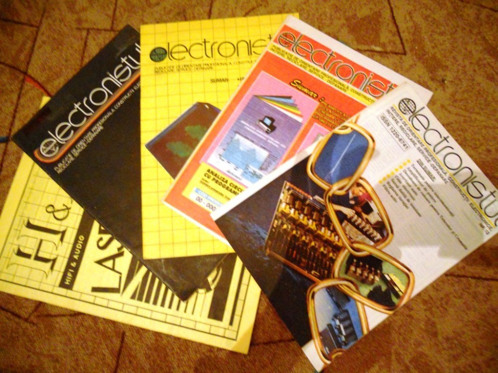 SET/ PACHET/ COLECTIE 5 REVISTE ELECTRONISTUL | arhiva Okazii.ro