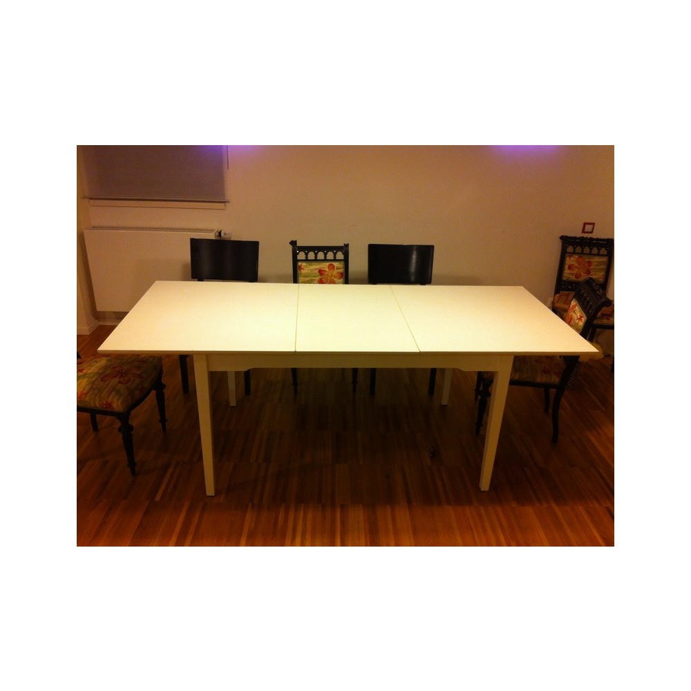 Vand masa extensibila alba dining, 6-8 persoane, Ikea | arhiva Okazii.ro