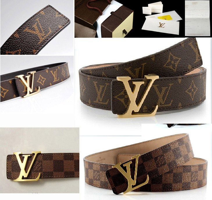 Curea Louis Vuitton Barbati originale din piele 100%+Chitanta ...