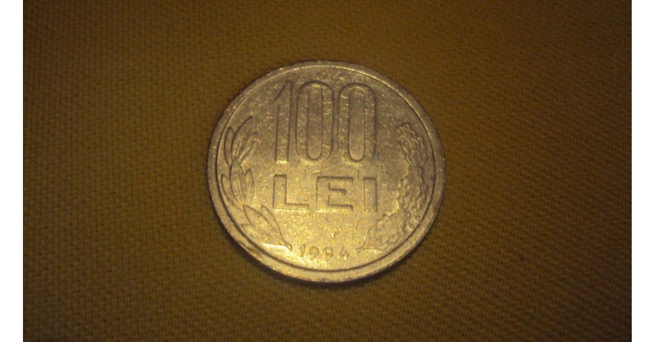 Bani vechi - Moneda 100 LEI Romania - din anul 1993 si anul 1994 ...