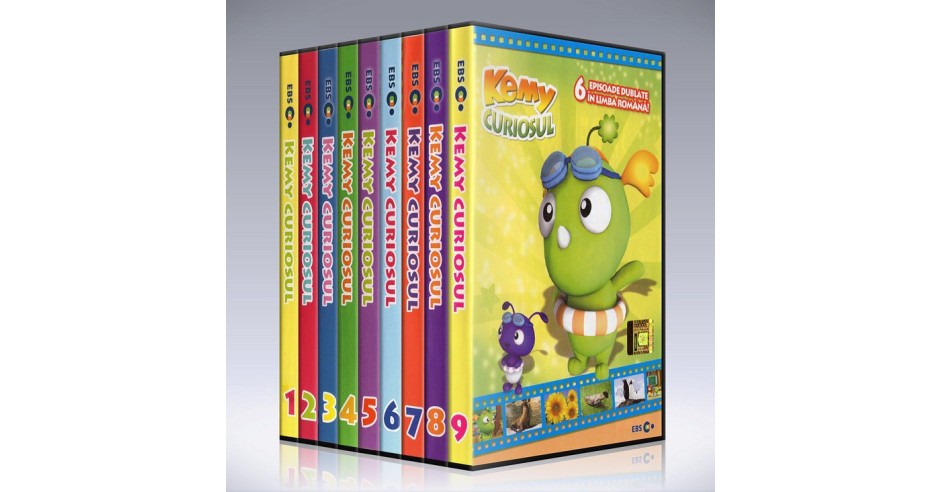 Kemy Curiosul - Colectie 9 DVD-uri Desene Animate Dublate Romana ...