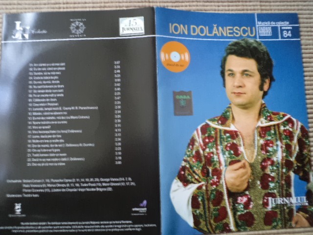 ION DOLANESCU MUZICA DE COLECTIE JURNALUL NATIONAL CD disc muzica ...