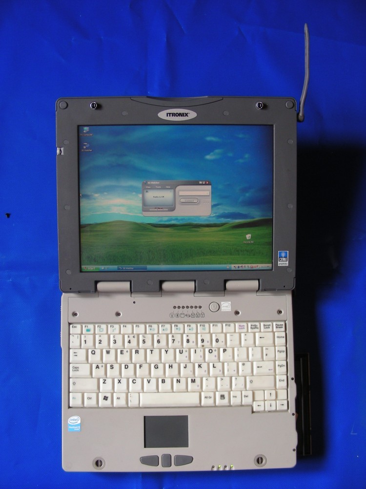 Laptop militar Itronix Gobook III IX 260+ (HP NR3610) cu port serial ...