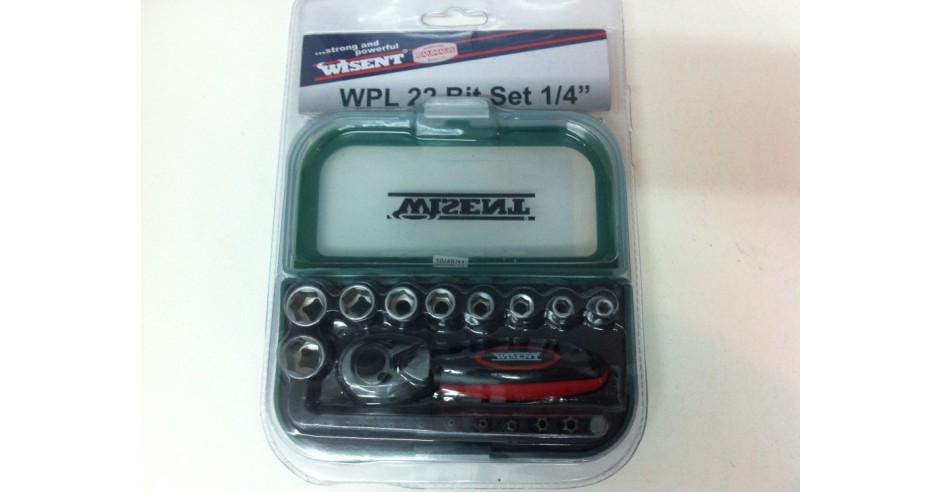 Trusa cu cliclet , tubulare si bituri ,, Marca ,, WISENT WPL 22 Bit set ...