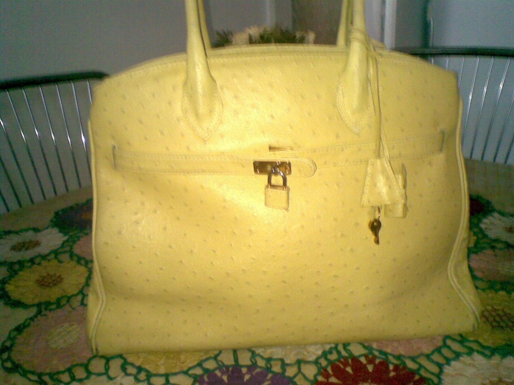 geanta --------------------piele naturala strut(MODEL GEN HERMES ...