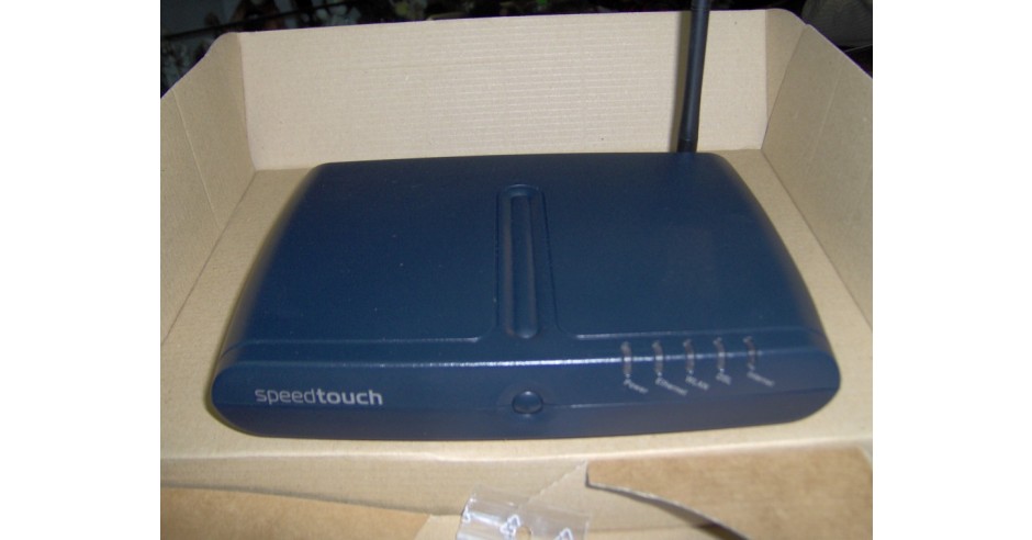 SPEEDTOUCH 585(i) v6 MODEM ADSL2 + GATEWAY CU ROUTER WIRELESS SI 4 ...