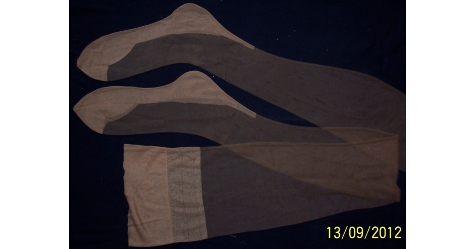 VINTAGE -de COLECTIE, ciorapi fini pt femei, pt. pojartier, din matase ...