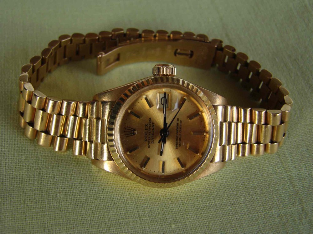 Ceas dama ROLEX Oyster Perpetual Datejust cu Bratara Cal. 2030 - AUR ...
