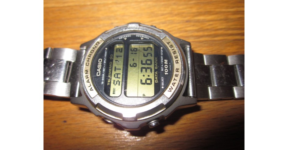 CEAS CASIO VINTAGE TELEMEMO 30 DATA BANK DBW-320 MODULE 838 JAPAN DC ...