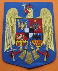 REGATUL ROMANIEI.Stema regala a Romaniei din perioada 1921-1948,format ...