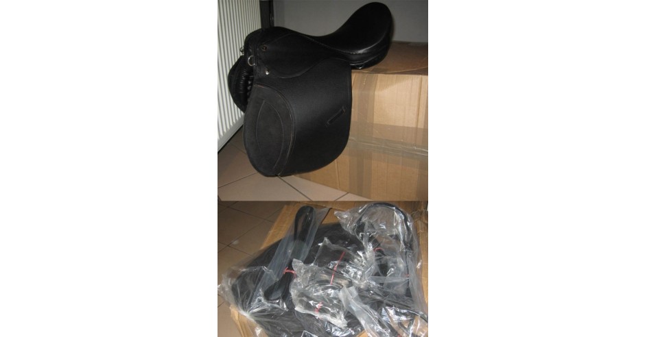 Vand sa calarie model englezesc harnasament complet-NOUA de piele 100% ...